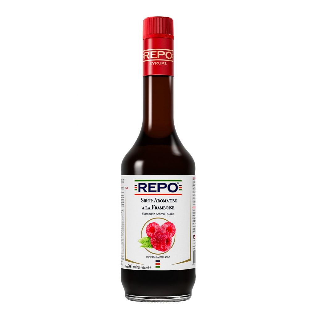 Raspberry Flavored Cocktail Syrup 700ml | OZMER | EN