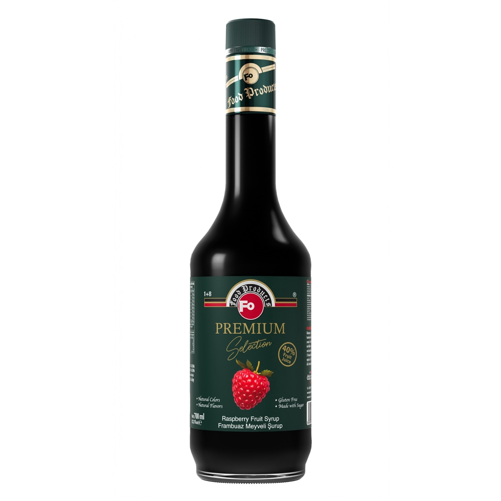 Frambuaz Meyveli Şurup - Premium 700 ml | ÖZMER A.Ş.